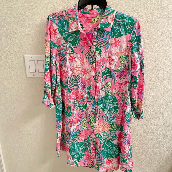 Lilly Pulitzer | Swim | Lilly Pulitzer Natalie Coverup Journey To The ...